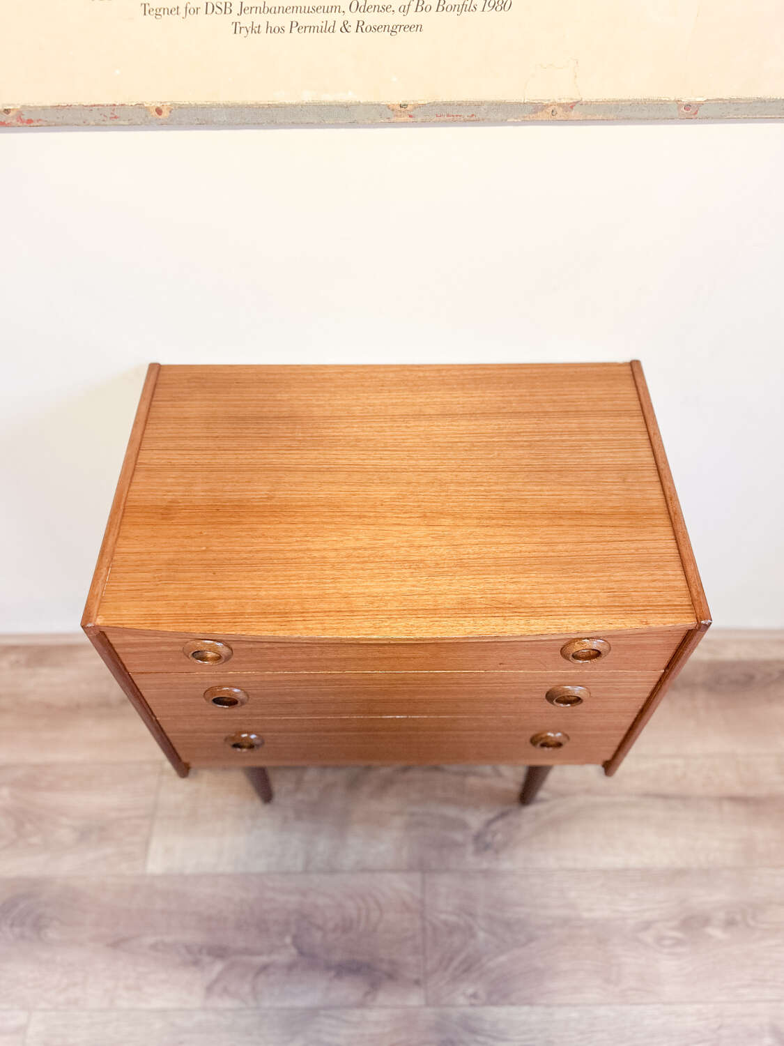 Vintage 1960s Avalon Teak Chest of Drawers - The Hoarde Vintage