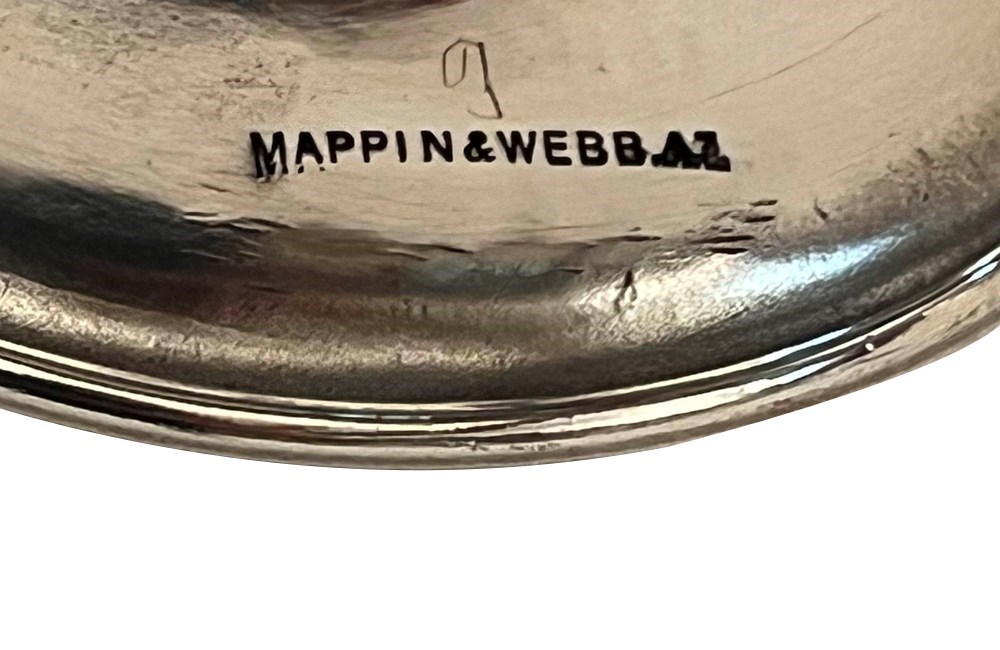 Pair Of Early 20Th Century Mappin & Webb Trumpet Vases - The Hoarde Vintage