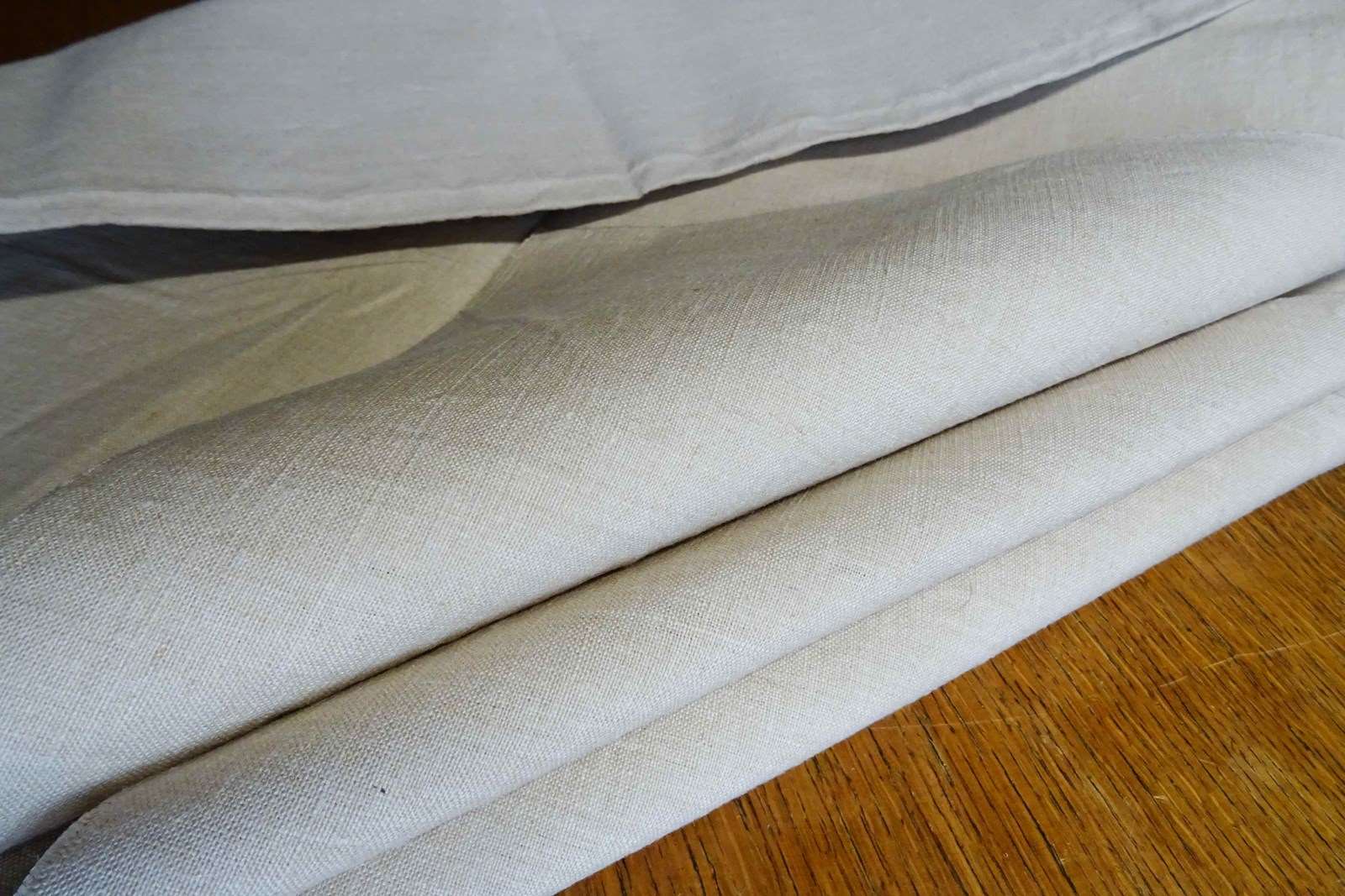 Huge Length Of Heavy Antique French Linen - The Hoarde Vintage