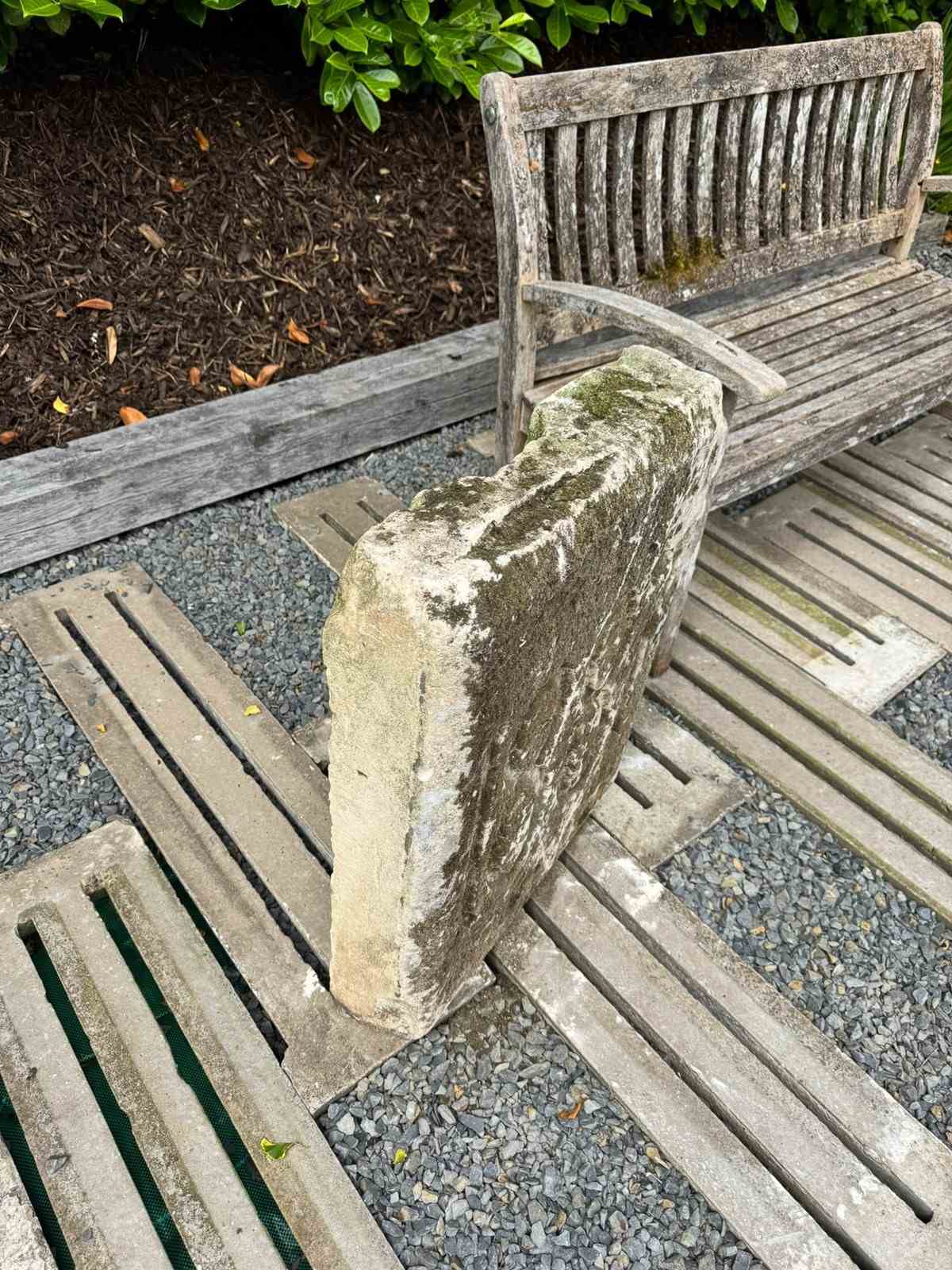 Large Victorian 1887 Carved Date Stone Architectural Garden Ornament ...