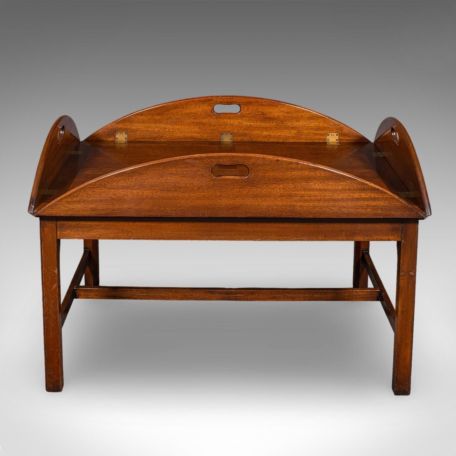 Large Vintage Butler's Tray Table, English, Serving Stand, Art Deco ...