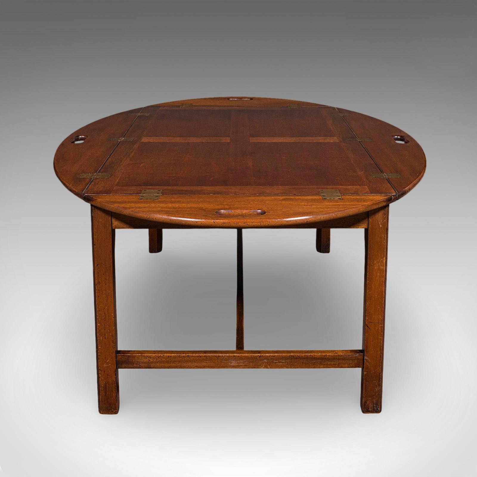 Large Vintage Butler's Tray Table, English, Serving Stand, Art Deco ...