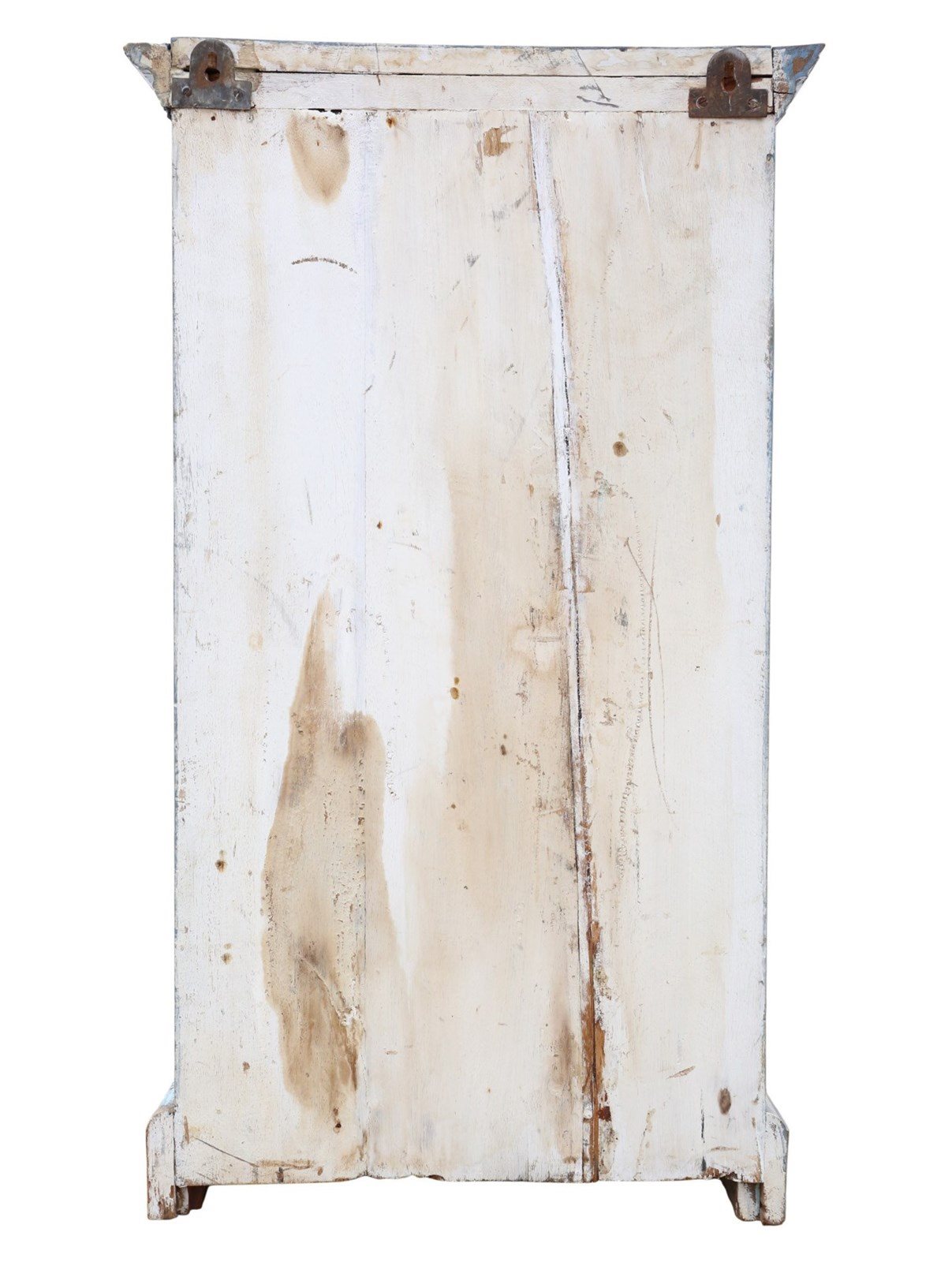 Antique C.1900 Distressed Blue Painted Cabinet Mirror – Early 20Th ...