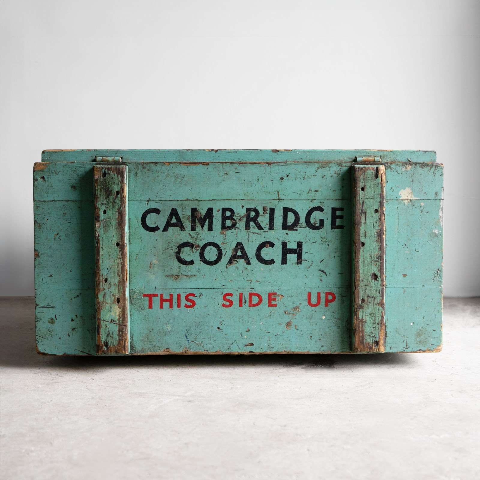 Vintage Cambridge University Rowing Team Ice Box Drinks Cooler Crate ...